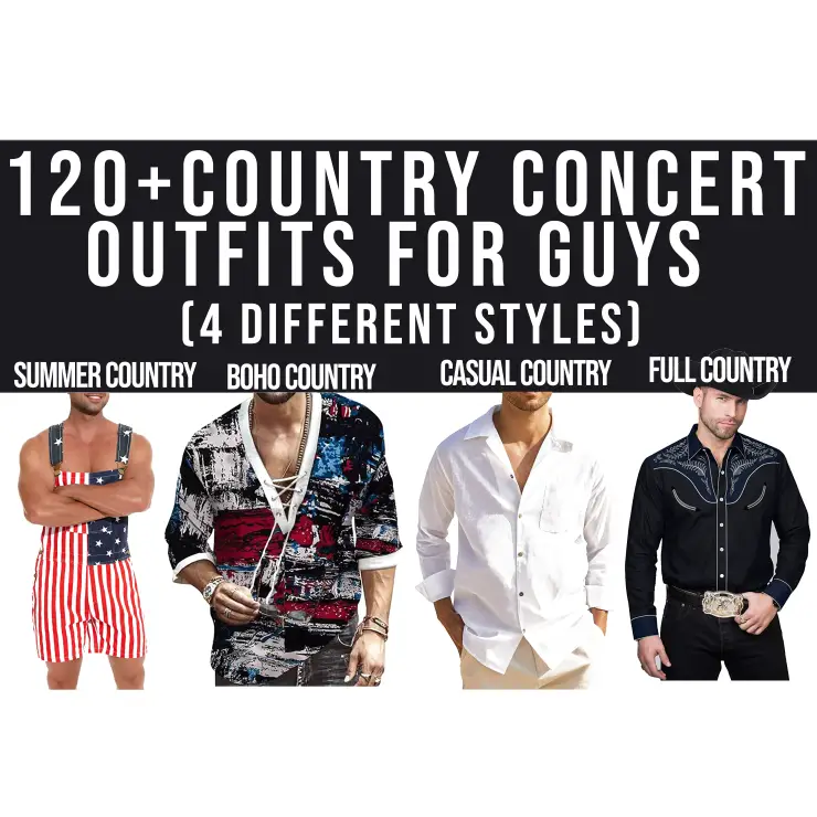120+Country Concert Outfits For Guys (4 Different Styles) – Festival ...